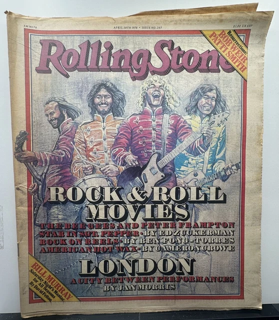 ROLLING STONE MAGAZINE April 20 1978 The Bee Gees And Peter Frampton £8 ...