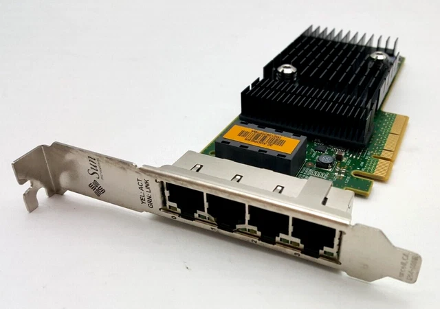 SUN QUAD-PORT 511-1422-01 PCIe Gigabit Network Adapter ATLS1QGE HIGH ...