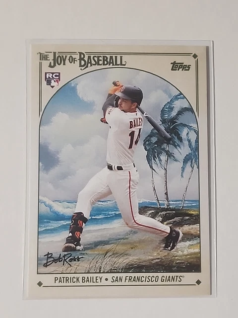 2023 PATRICK BAILEY recrue RC Topps X Bob Ross Joy of Baseball #95 SF ...