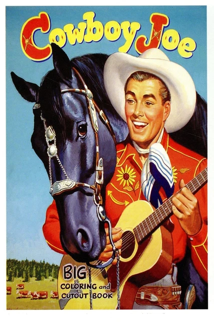 COWBOY JOE POSTER 🎸 - 1950s Western Art - 24x36” - Hi-Res💎 Print - 200 ...