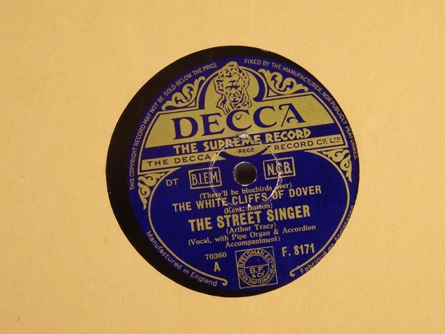 THE STREET SINGER The White Cliffs Of Dover (409) 78 Rpm £7.46 ...
