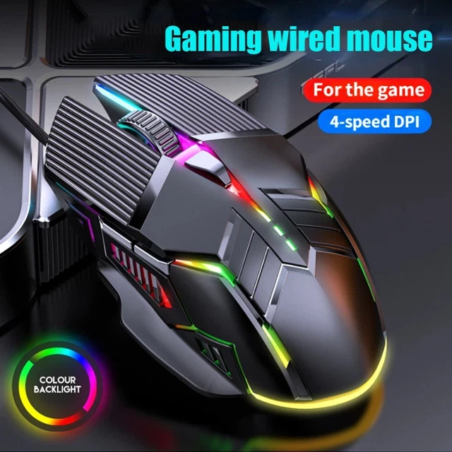6 BUTTONS GAMING RGB Mause for Desktop/Computer/Laptop EUR 8,30 ...