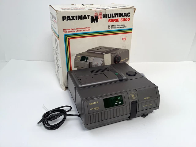BRAUN PAXIMAT M MULTIMAG Serie 5000 Typ: 5025AF-S Diaprojektor EUR 21 ...
