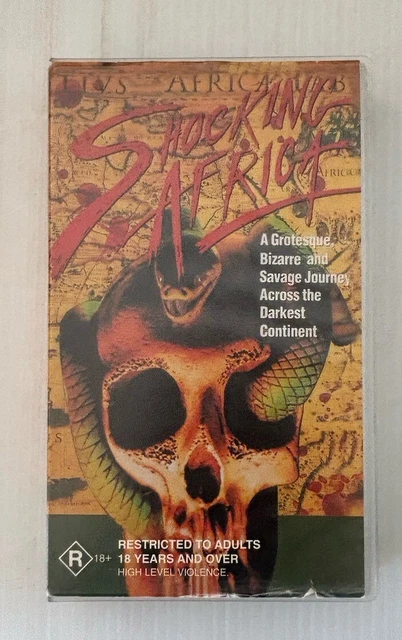 SHOCKING AFRICA DOCUMENTARY VHS Vintage Video Cassette R18+ Grotesque ...