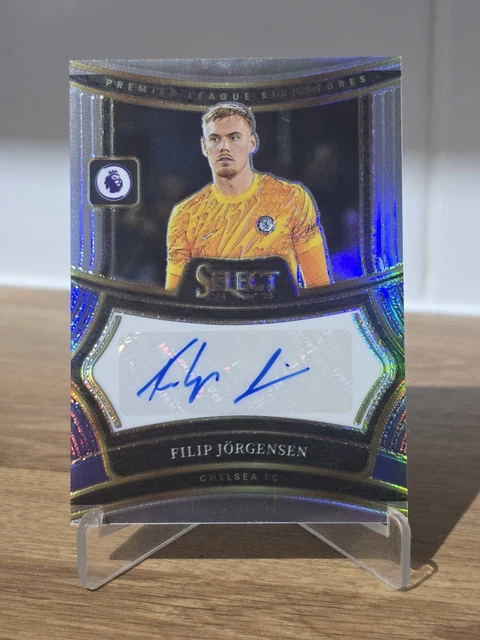 2024-25 PANINI SELECT EPL Filip Jörgensen Chelsea Signatures Silver ...