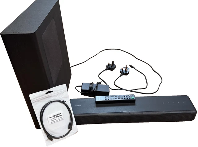 SONY SA-MT300 HOME Theatre Soundbar & Subwoofer - Remote + Cables ...