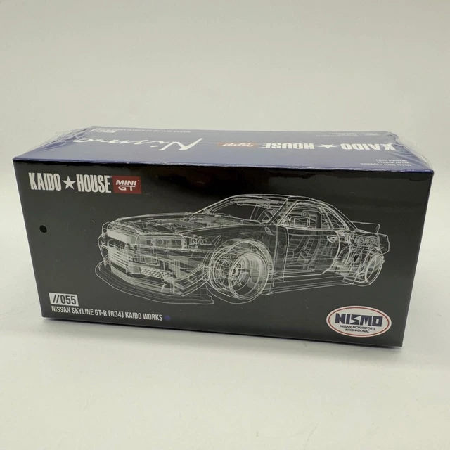 MINI GT 1/64 Nissan Skyline Gt-R R34 Kaido Works V3 Nismo EUR 314,83 ...