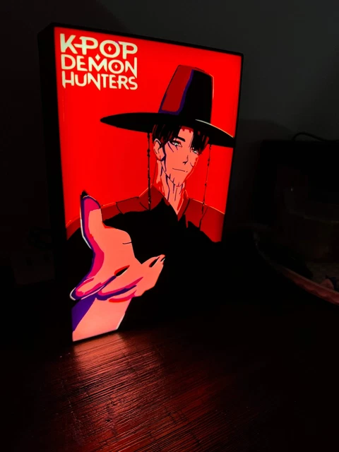 KPOP DEMON HUNTERS: JINU - LED Light Up Sign - USB Powered $40.00 ...