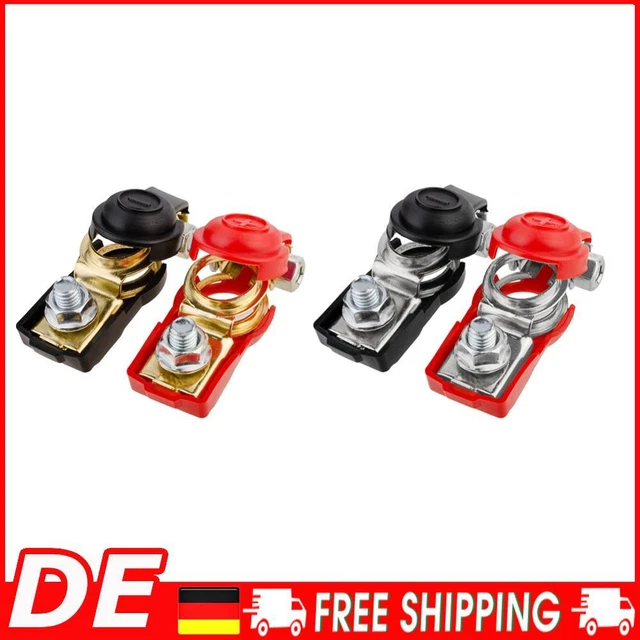 BATTERY TERMINAL COPPER Connector Clamp Anti-rust for Caravan Auto Van ...