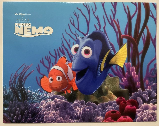 DISNEY STORE EXCLUSIVE Finding Nemo Lithographs Set w/ Portfolio Set of ...
