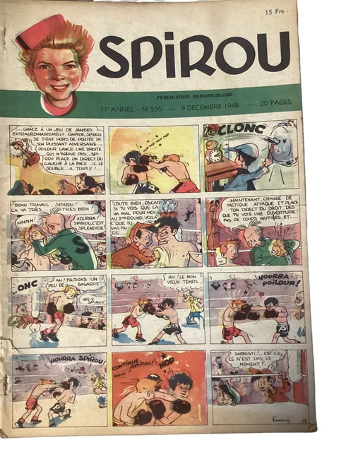 ANCIENNE REVUE SPIROU Vintage Bande Dessinée Livre Pas Lucky Luke Astérix 1948 EUR 4,00 ...