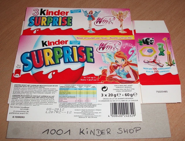 KINDER 'NV' PACK 3Pack Winx Club - Belgium Be 2011 EUR 1,25 - PicClick FR