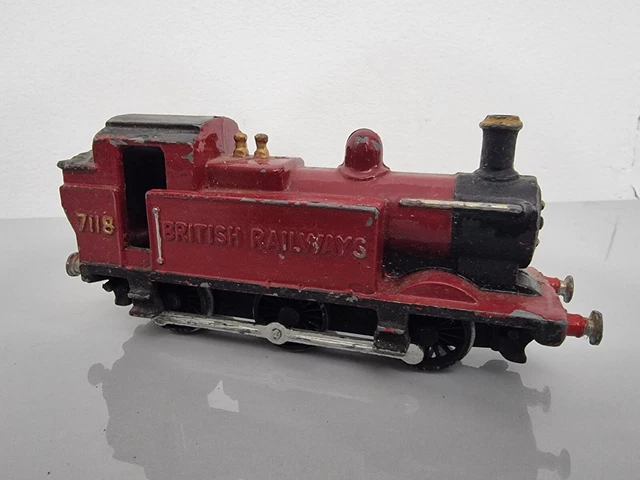 VINTAGE BUDGIE LOCOMOTIVE British Railways Tank Engine 7118 Steam Train ...