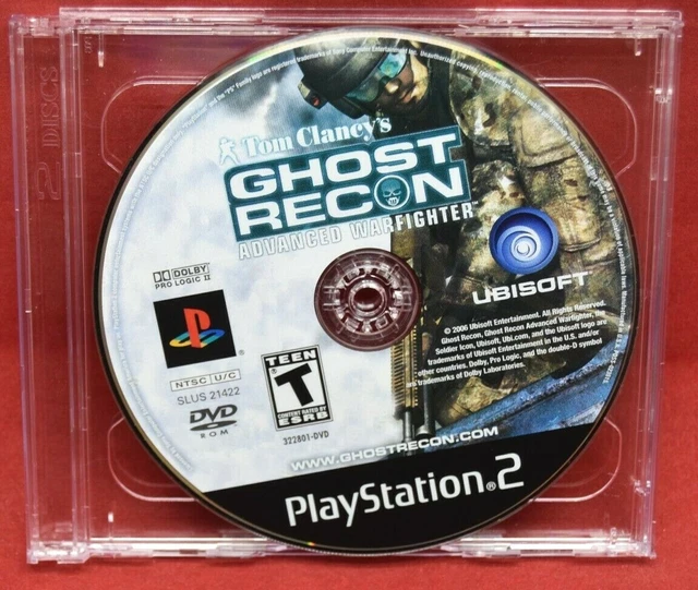 TOM CLANCY'S GHOST Recon Advanced Warfighter Ubisoft Sony PS2 ...
