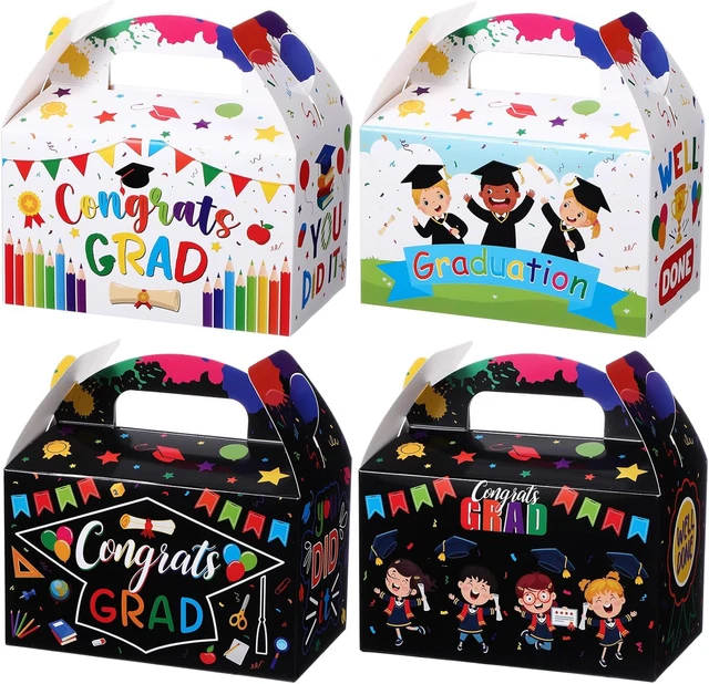 30 PACK PRESCHOOL Kindergarten Graduation Treat Boxes 2025 Congrats ...