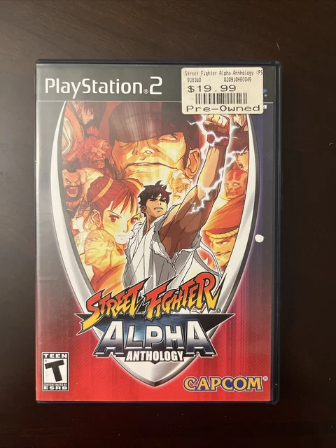 STREET FIGHTER ALPHA Anthology (PS2 Sony PlayStation 2, 2006) $9.99 ...