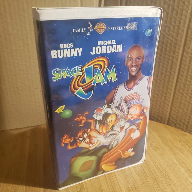 SPACE JAM VHS Tape 1996 Movie Michael Jordan & Looney Tunes Warner Bros ...