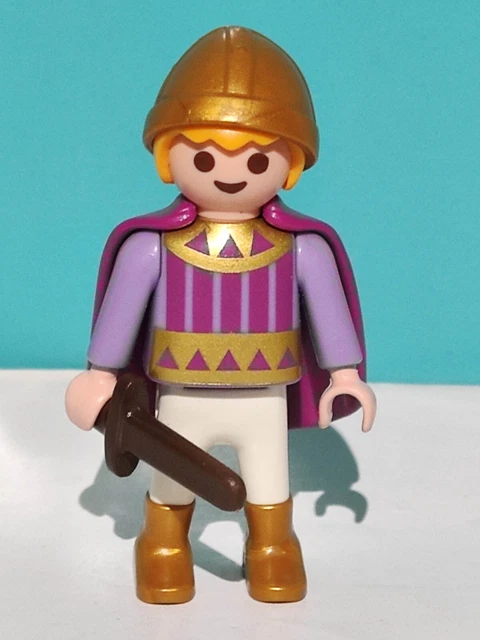PLAYMOBIL FIGURA NIÑO Principe Rey Vikingo Galo Vikingos Galos Ref 3154 ...