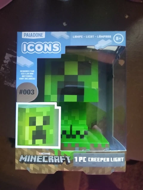 MINECRAFT CREEPER ICON Light 3D Character Lamp Nightlight Video Game ...