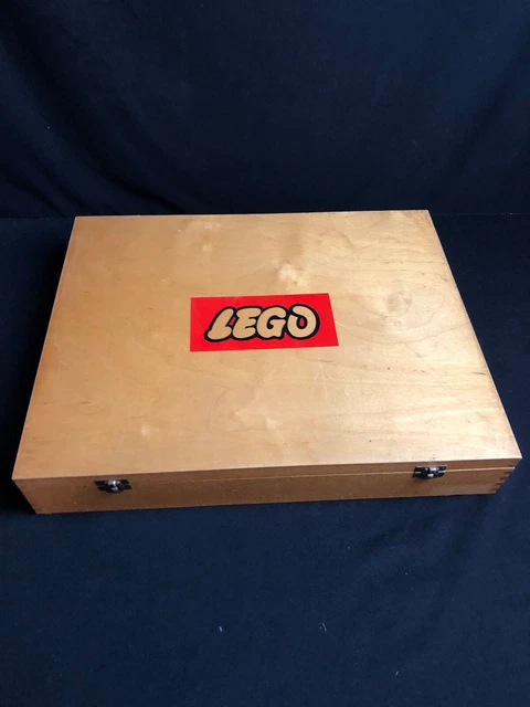 LEGO 821 - 2 Holzkiste Wooden Storage Box Sortierkasten mit Inlay von ...