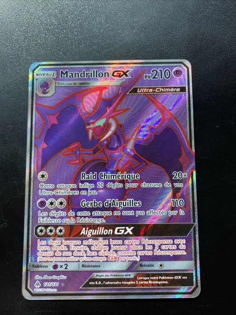 CARTE POKÉMON MANDRILLON 121/131 GX SL6 - Soleil et Lune - Lumière ...