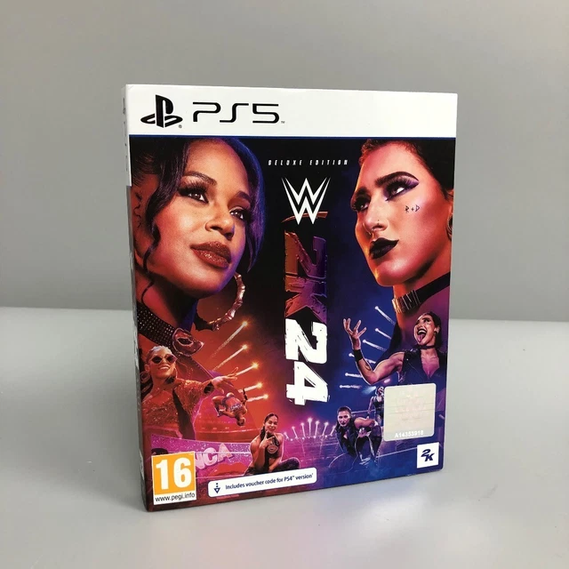 SONY PLAYSTATION 5 WWE 2K24 PS5 Game Deluxe Edition Wrestling 16+ Cased -CP £9.99 - PicClick UK