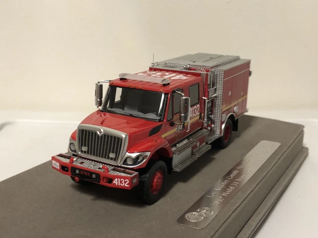 FIRE REPLICAS 1/50 Scale Los Angeles County Fire Engine 4132 Widland ...