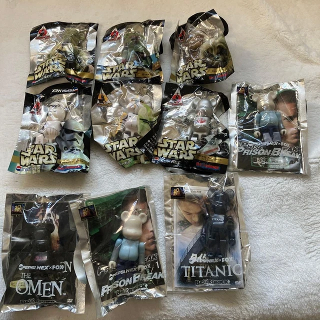 PEPSI STAR WARS Bearbrick Película Coleccionable 6 piezas Raro Usado ...