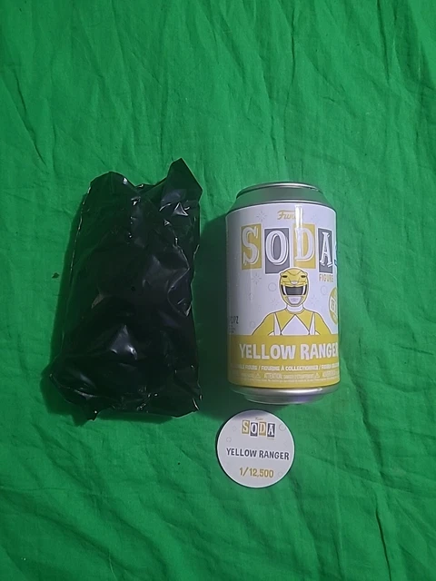 FUNKO VINYL SODA - MIGHTY MORPHIN POWER RANGERS - Yellow Ranger (1/12 ...