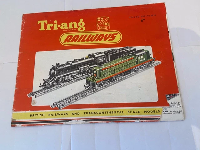 TRI-ANG RAILWAYS CATALOGUE. 3rd Edition. 1957 BR/Transcontinental. EUR ...