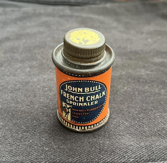 OLD VINTAGE ORIGINAL John Bull Rubber Co Ltd French Chalk Sprinkler ...