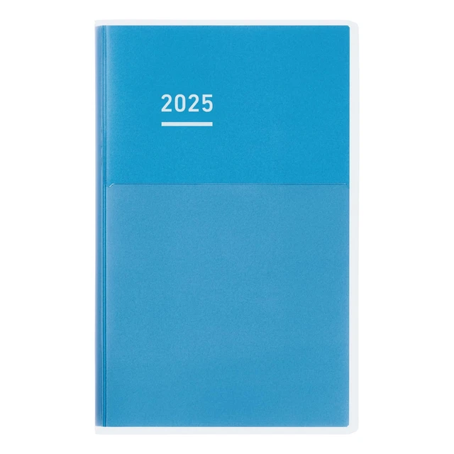 KOKUYO JIBUN TECHO DAYs mini planner 2025 Monthly Daily B6 Slim Blue Ni-JDM1B-25 £41.09 ...