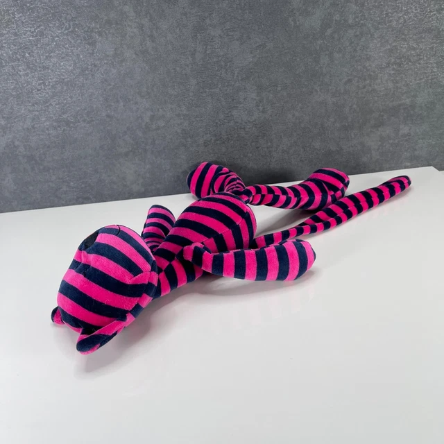 JELLYCAT ZOOPER DOOPER Cat Plush Pink/Purple Striped Soft Toy | *TAGGED ...