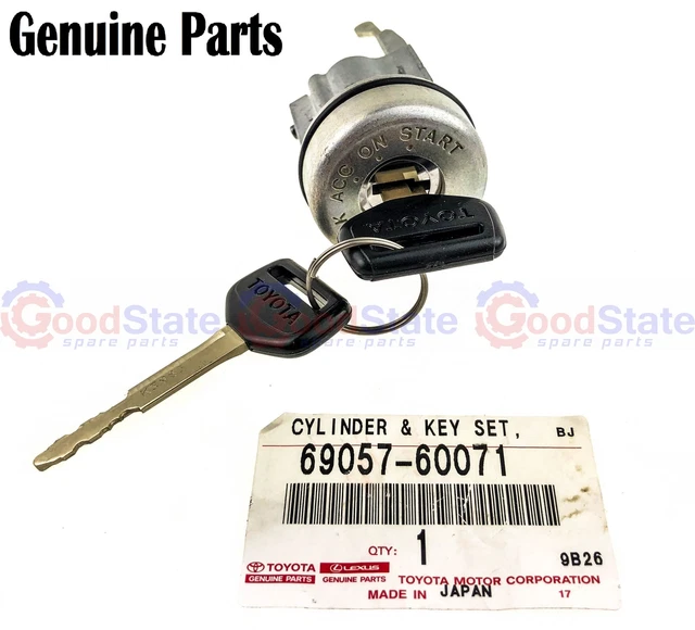 GENUINE LANDCRUISER 70 Series LJ HZJ FZJ FJ BJ Ignition Barrel Key With ...