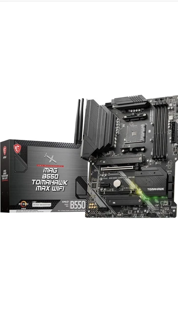 MSI MAG B550 TOMAHAWK MAX WIFI Motherboard ATX AM4 - AMD Ryzen 5000 ...