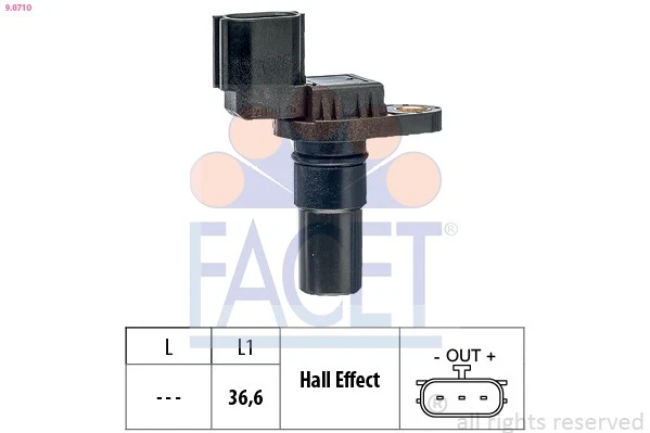 RPM SENSOR AUTOMATIC Transmission 9.0710 For Renault Scenic/Grand/Iii ...