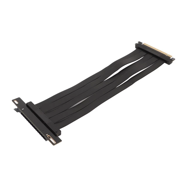PCIE 4.0 X16 Riser Cable 90° High Speed Single Row 31 Core Graphics ...