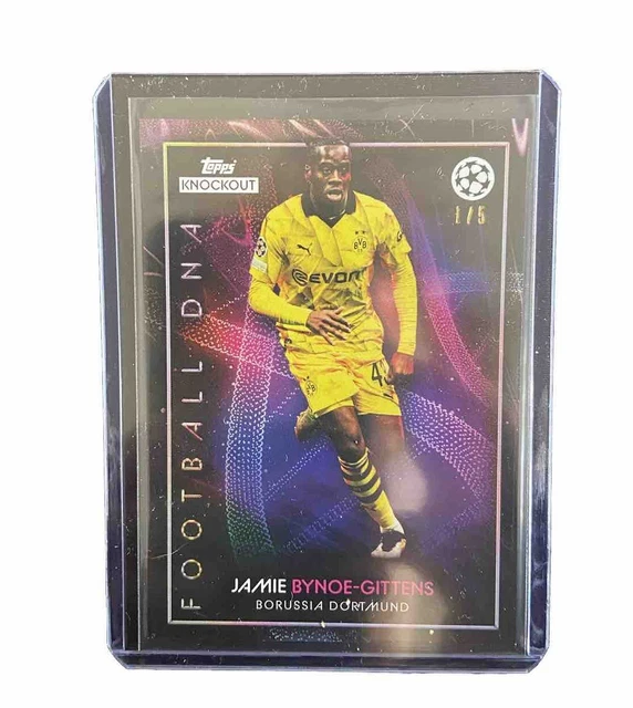 TOPPS KNOCKOUT UCL 2023-24 - JAMIE BYNOE-GITTENS BORUSSIA DORTMUND 1/5 ...