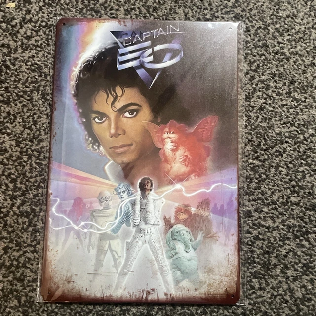MICHAEL JACKSON CAPTAIN EO Tin sign £7.99 - PicClick UK