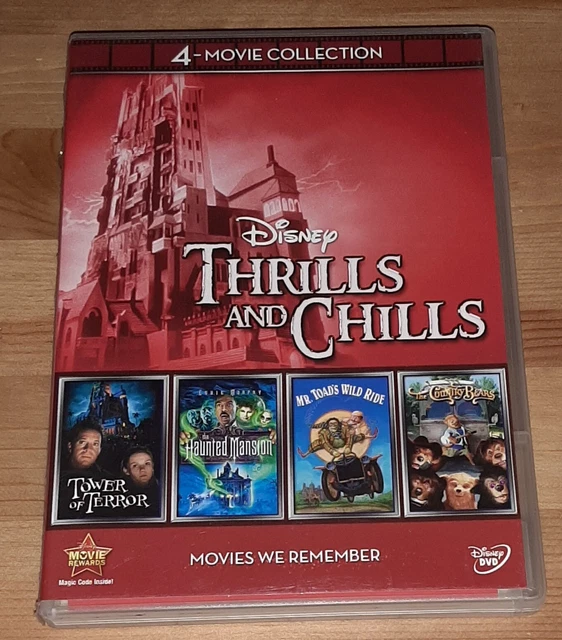 DISNEY 4-MOVIE COLLECTION: Thrills and Chills (DVD, 4-Disc Set) Tower ...