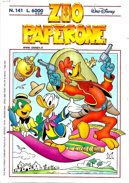 ZIO PAPERONE PRIMA serie n° 141 (giu 2001): ottimo +++ / pari nuovo EUR ...