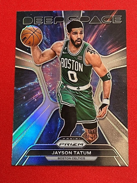 2023-24 PANINI PRIZM JAYSON TATUM Deep Space 10 argent Prizm CELTICS ...