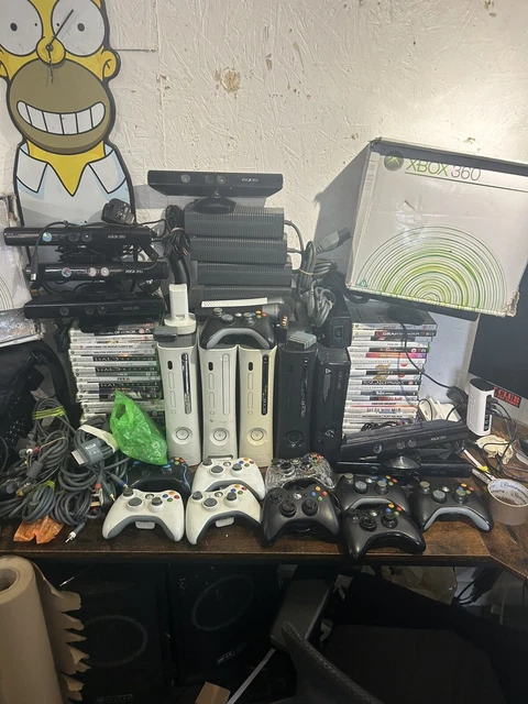 HUGE XBOX 360 Bundle Job Lot Console Games Loads Of Stuff 40 Games ...