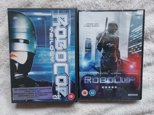 ROBOCOP TRILOGY + REMAKE DVD BUNDLE UK R2 PETER WELLER SCI FI CLASSIC ...