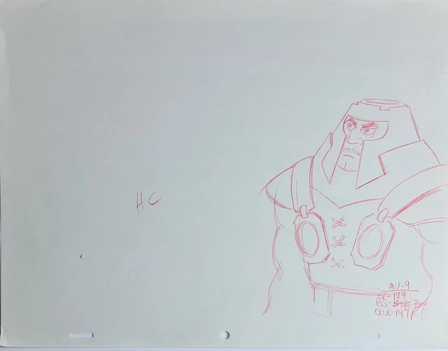 HE-MAN MOTU ANIMATION Production Cel Drawing: Ram Man - 2804 $45.00 ...