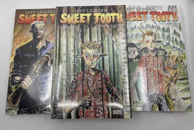 SWEET TOOTH DELUXE Edition Vol 1 2 3 Complete SEALED Jeff Lemire ...