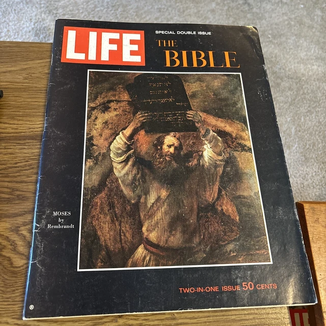 LIFE MAGAZINE DEC 25, 1964 The Bible, Special Double Issue. Moses V ...