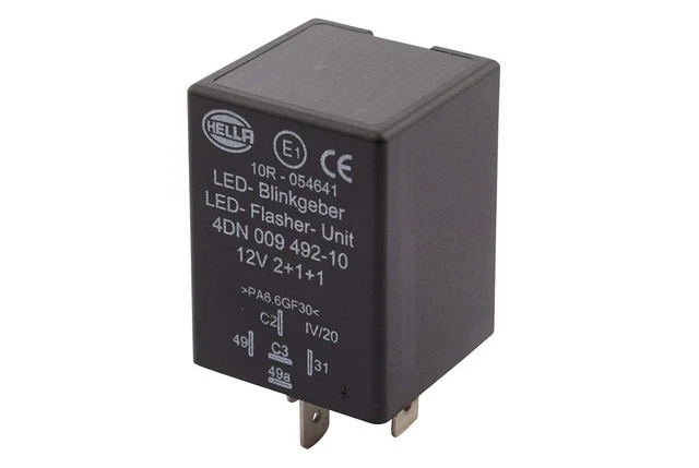 HELLA FLASHER UNIT 12V 5-pin connector 4DN 009 492-101 £29.99 - PicClick UK
