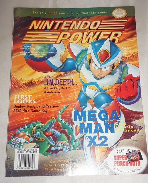 NINTENDO POWER VOL 69 Mega Man X2 Magazine #1 Poster NM £17.63 ...