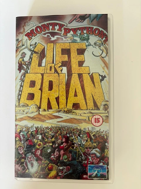 MONTY PYTHON'S LIFE Of Brian VHS video cassette - Paramount £2.99 ...